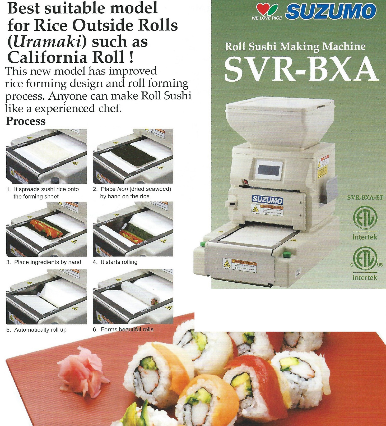 Suzumo SVR-BXA Maki Maker